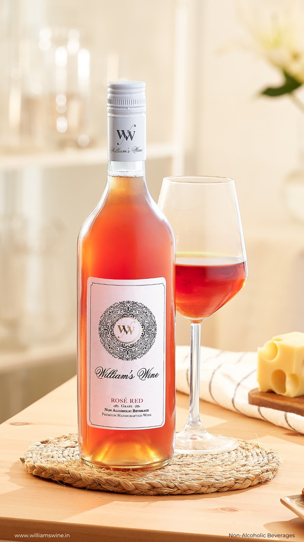 Rosé Red Non-Alcoholic Beverage - Grape 750 ml – Williams Woak
